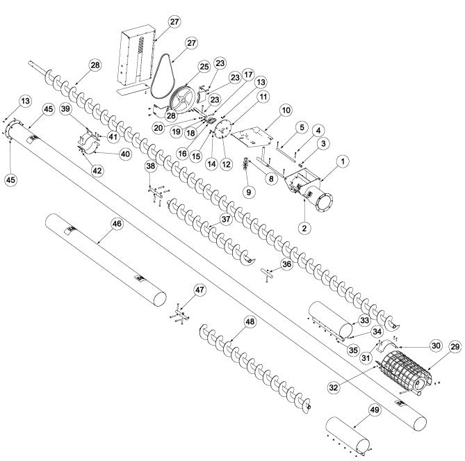 SHAFT: INTAKE 1"DIA X 7" – Intellifarms