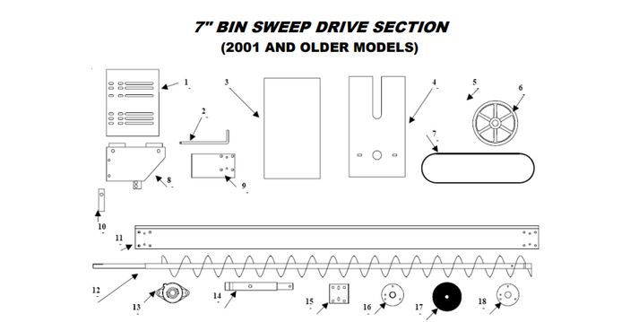 7" Bin Sweep Drive Wheel Sleeve – Intellifarms