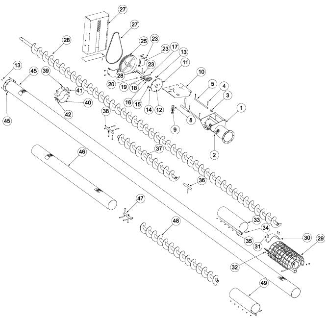 MOTOR MNT: ADJ. PIVOT ROD 8" – Intellifarms