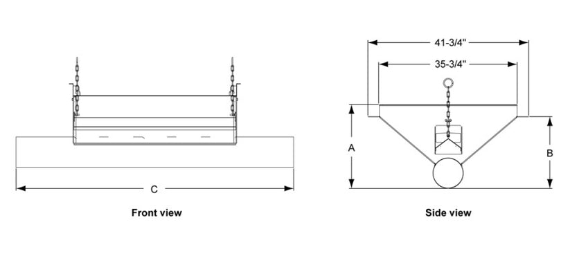 HOPPER INLET DUMP 10" - 62.1/2 3 GRATES> – Intellifarms
