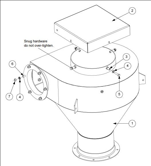 VENT CAP - 12" X 12" GALV DMC CYCLONE – Intellifarms