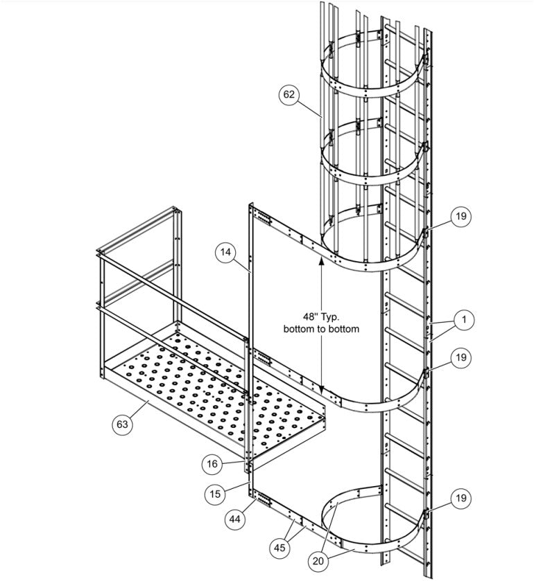 BASE PLATFORM SAFETY CAGE PACKAGE – Intellifarms