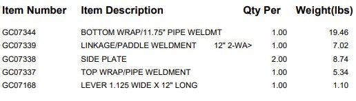 CUSTOM: 12" K-VALVE, BIN SILV> – Intellifarms