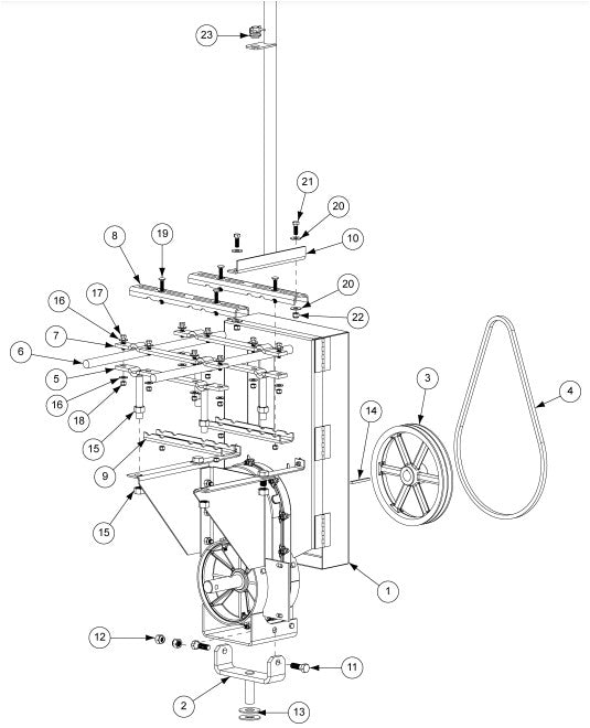 MOTOR: MOUNT ROD 1"O.D. X 23"L – Intellifarms