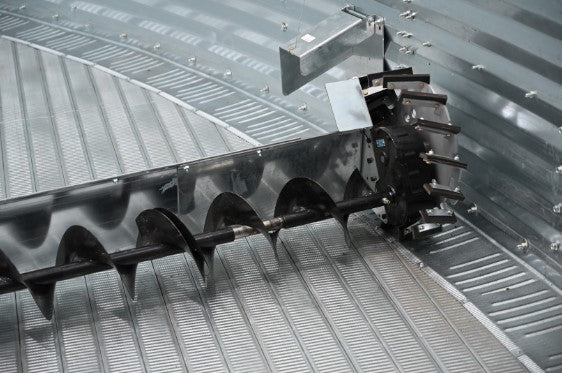 Elevator Wheel Assy. Fits Galvanized Back Plate Sweeps – Intellifarms